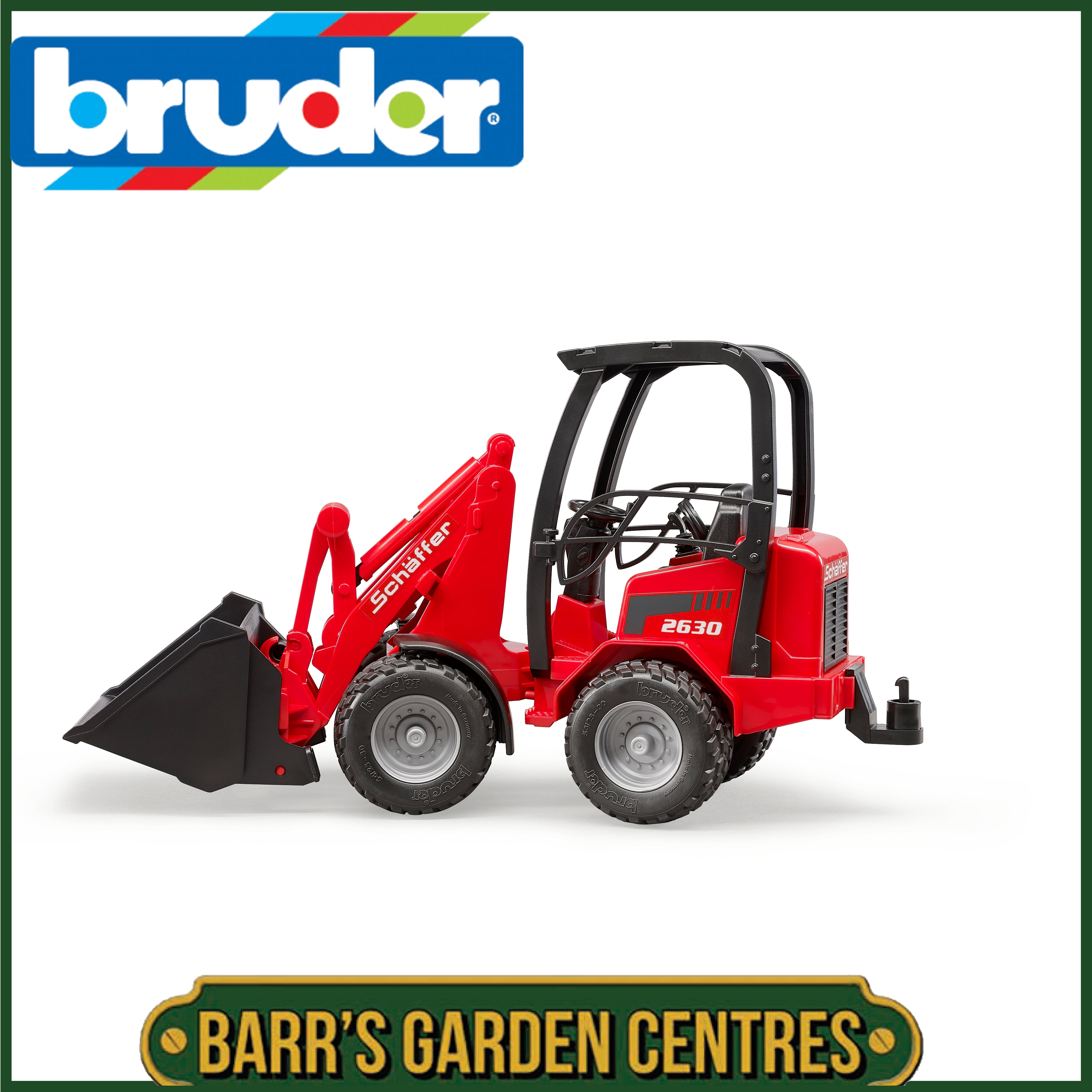 BRUDER Schäffer Compact loader 2630 – Barrs Garden Centres