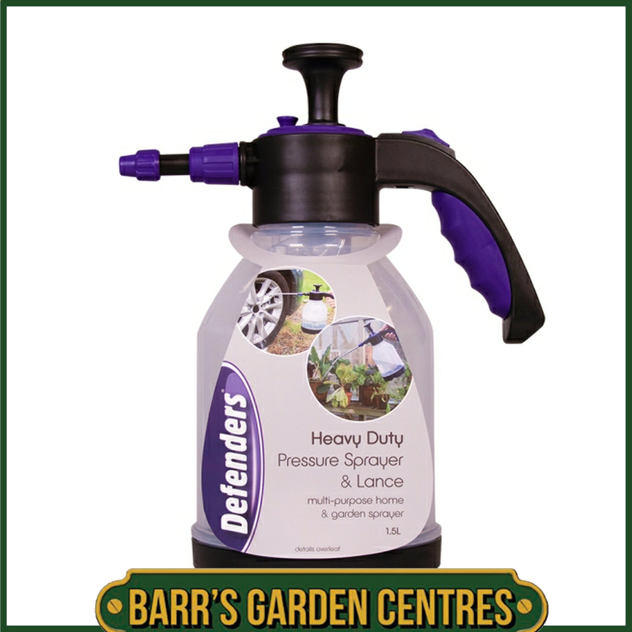 Heavy Duty Pressure Sprayer & Lance - 1.5L – Barrs Garden Centres